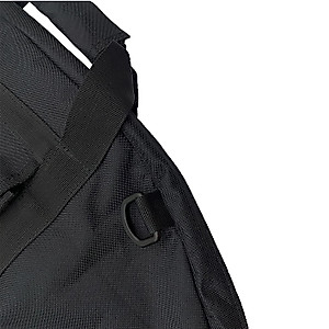 Silfrae Compound Bow Case Soft Bow Padded Case Light-Weight Bow Carry Bag with Arrow Pocket (Black, Small)