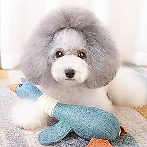 Vitscan Dog Toys for Aggressive Chewers Small Breeds and Squeaky Goose Pet Toys for Puppy Teething Chewing for Small and Medium Dogs, Puppy Toys for Indoor Outdoor Stress Relief