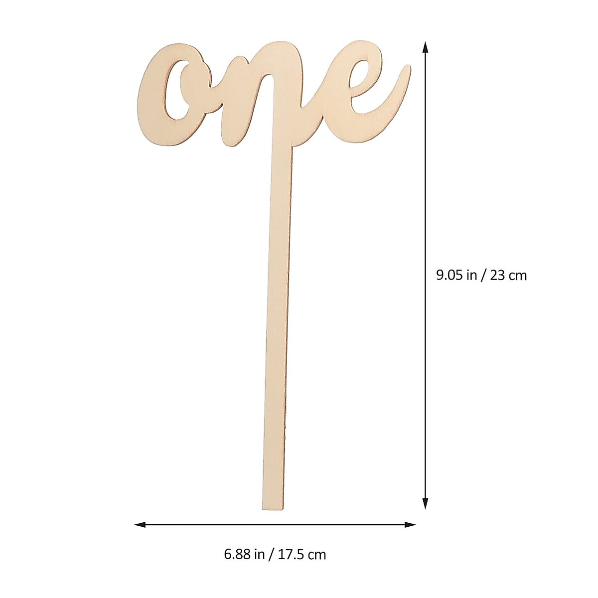 Tinksky 12pcs One-Twelve Wooden Table Numbers on Sticks for Wedding Party Decoration