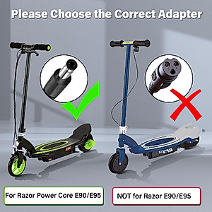 UL Listed 12V Charger for Razor Power Core E90 90 E95 95 Power Supply Compatible with XLR8R Electric Scream Machine Replacement for ePunk AC DC Adapter 6.0FT Extra Long Power Cord Adaptor