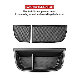Ecarzo Center Console Dash Storage Tray for 2021 2022 2023 Toyota Sienna Dashboard Organizer Insert Sunglass Holder Container Accessories