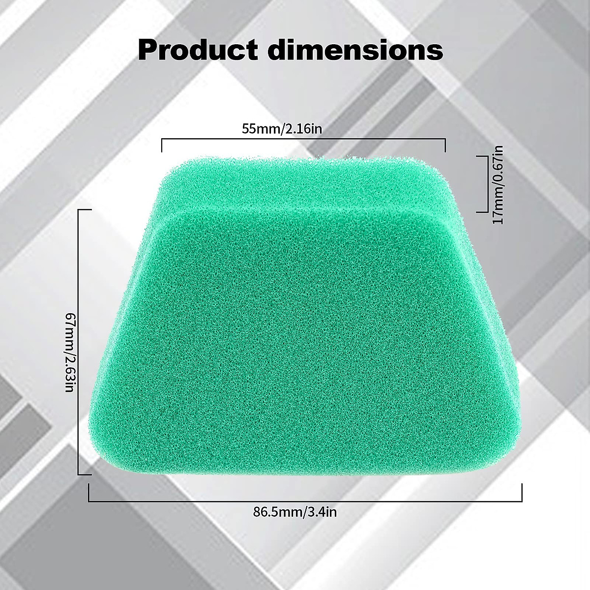 TIANYAN（5 PCS）530037793 530-037793 Air Filter Replacement for Poulan Pro Sears Craftsman Chainsaw 1900 1950 2025 2050 2075 2150 2175 2250 2350 2450 2550 Snapper 1838LE 1900 LE 1950LE 1975 Woodshark