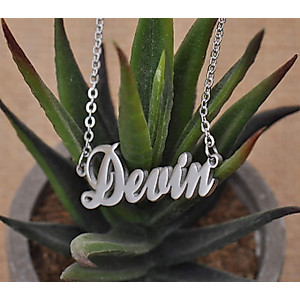 GR859C Custom Made Any Name Necklace Cobi Stainless Steel Jewelry for Mother