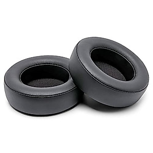 WC Upgraded Replacement Earpads for Corsair Virtuoso Gaming Headset Made by Wicked Cushions | Improved Durability, Thickness, Softer Leather, and Sound Isolation | Black