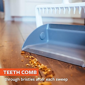 Full Circle Tag Team Easy-Empty Broom and Dustpan Sweep Set