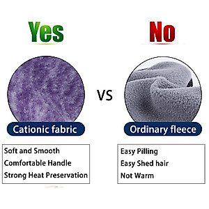 Obacle Ear Warmer Headbands for Winter, 3 Pack (Gray, Purple, Dark Blue) - Non Slip Earmuff for Girls, Women, Men - Fleece Headband Ear Cover Muffs for Running, Jogging, Cycling, Riding, Yoga