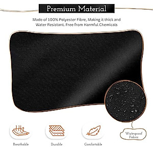 KOMBOH Pack of 2 Apron, 100% Waterproof Professional Apron, Light Weight - Heavy Duty Breathable, Large Straps and Large Pockets, Printable Apron.