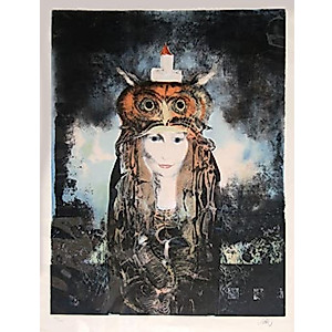 Portrait of an Owl-Woman