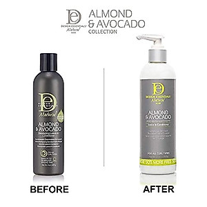 Design Essentials Natural Almond & Avocado, Moisturizing & Detangling Leave-In Conditioner, 12 Ounce