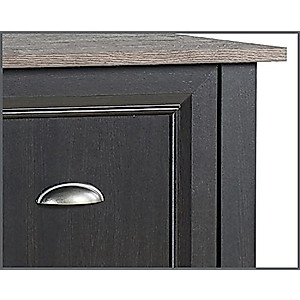 Saint Birch Ansel 2-Door Modern Wood Storage Cabinet in Black