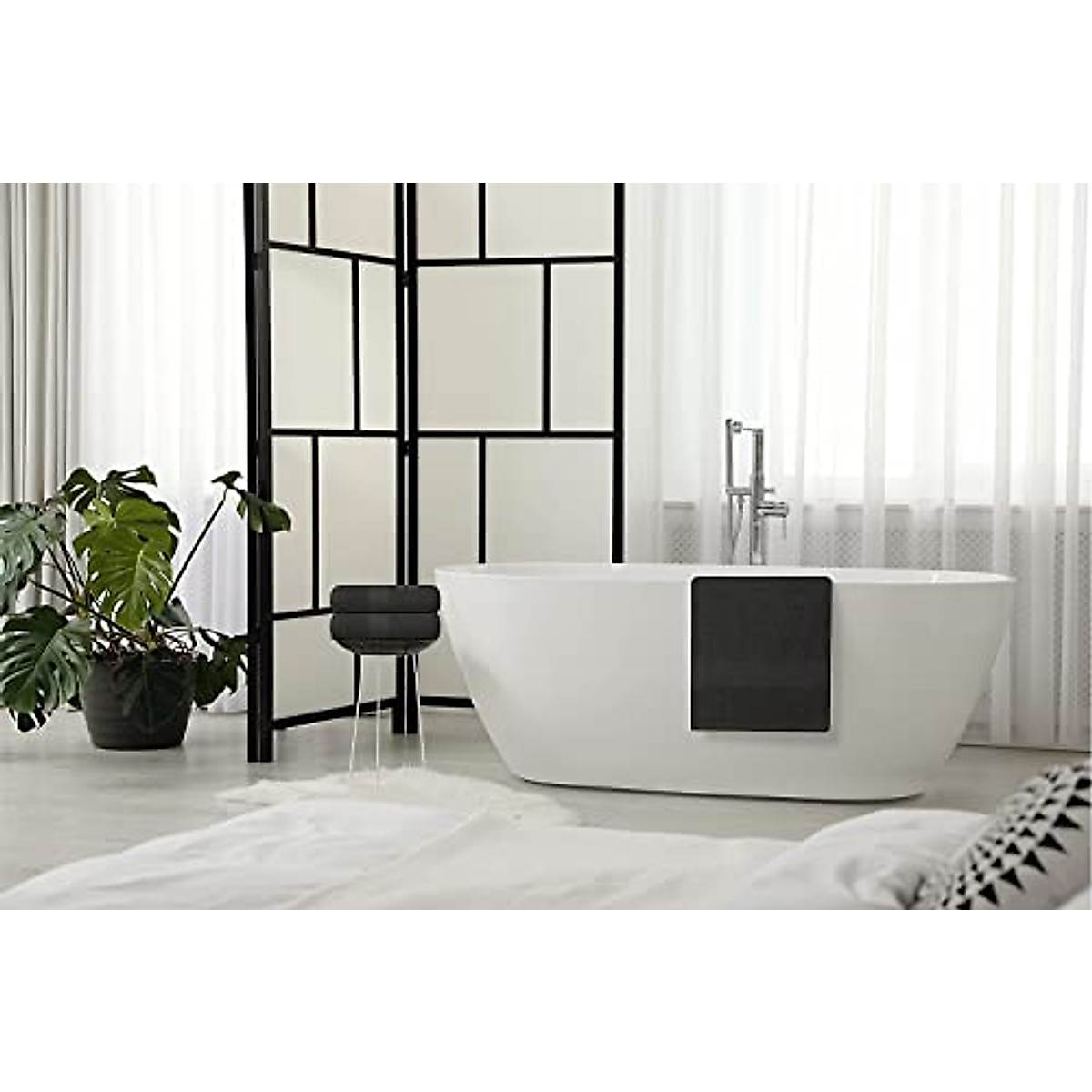 SOFTEX Linen 6-Pack Grey 24x48 Bath Towels Soft, Plush, Quick Dry, Absorbent, Premium Quality, Ultimate Comfort, Spa Experience, Home (100% Cotton)