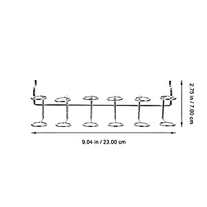 Housoutil 4Pack Pegboard Screwdriver Holders, Six- Tool Multi- Tool Organizer Racks, Stainless Steel Peg Board Tool Utility Hooks for Your Workbench, Garage, Tool Shed, or Craft Room (Black& Silver)
