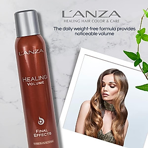 L'ANZA Healing Volume Final Effects Hair Spray with Strong Hold Effect, Boosts Shine, Volume, and Thickness for Fine and Flat Hair, Rich With Bamboo Bodifying Complex and Keratin (10.6 Fl Oz)