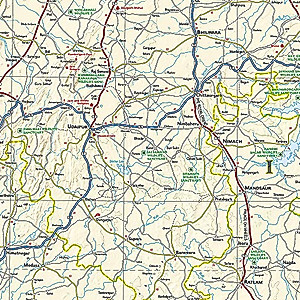 India Northwest Map (National Geographic Adventure Map, 3013)