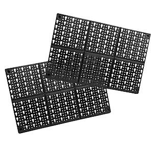 VViViD 27 pcs ABS Plastic 39" x 10.5" Wall-Mounted DIY Tool Organizer Pegboard and Tray Set 50lb Capacity.
