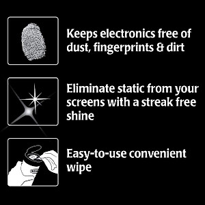 Weiman Electronic Wipes Canister 30 Count (Pack of 2)