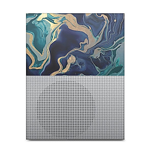 Head Case Designs Officially Licensed Monika Strigel Indigo Art Mix Matte Vinyl Sticker Gaming Skin Case Cover Compatible With Xbox One S Console and Controller Bundle