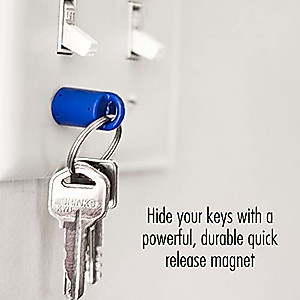 MagnetPal - Magnetic Wall Stud Finder, Best Magnet Stud Finder, Wood Finder, Small Easy Behind Wall Stud Finder, Tool for Finding Studs (Blue)