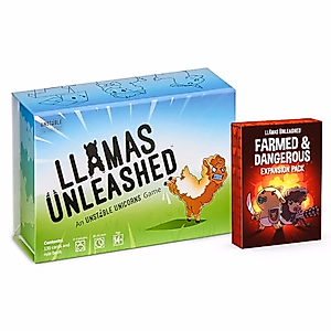 Unstable Games - Llamas Unleashed Base Game - Fun card game for kids, teens, & adults - Strategize and destroy your friends - 2-8 players ages 8+ - Great for game night