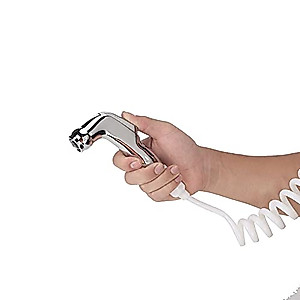 Handheld ABS Bidet Sprayer Shower Head with PU Spring Tube G1 2 BSP for Bathroom Toilet Ergonomic Handle