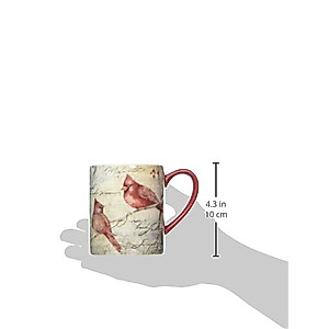 Lang Cardinal Pair 14 oz. Mug by Susan Winget (10995021058), 1 Count (Pack of 1), Multicolored