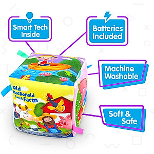 Move2Play Turn2Learn, Nursery Rhymes Sing-A-Long Cube, Gift for Babies 6-18 Months Old