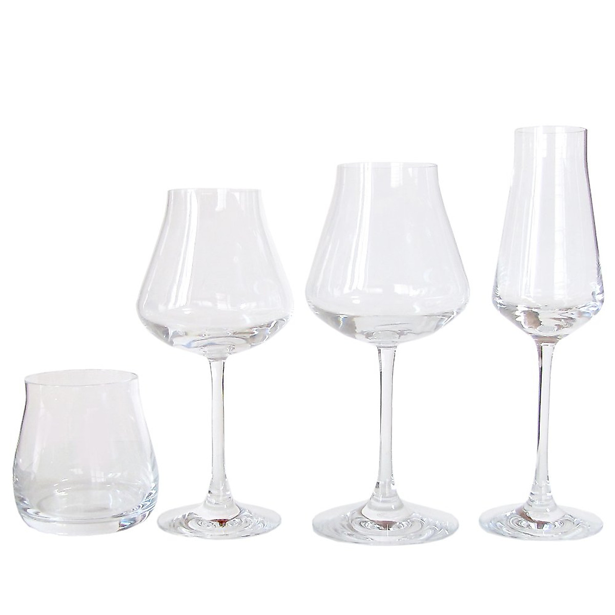 BACCART 2811925 Wine Glasses, Clear, Set of 4