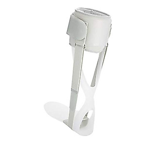 EXCEART Plantar Fasciitis Night Foot Splint Elastic Dorsal Night Splint Foot Drop Orthotic Brace for Plantar Fasciitis Pain Management (Left Foot)