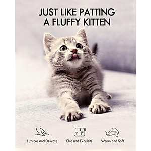 Kaisa Big Blanket 120” x 120" Oversized Huge Blanket 10' x 10' Large Blanket Throw Soft Smooth Cozy Plush Fluffy Flannel Blanket, Outdoor Blanket and Giant Picnic Blanket, Gray