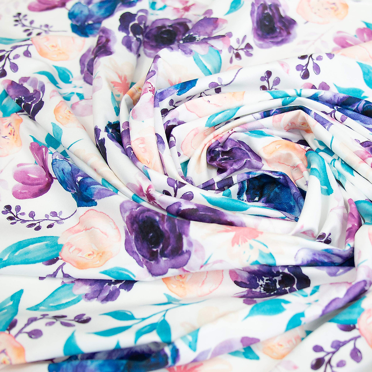 Baby Swaddle Blanket Newborn Girl Swaddle and Headband Newborn Swaddle Set Swaddle Blankets Girl Baby Girl Swaddle Blankets with Headband Newborn Receiving Blanket Headband Set Purple Flowers