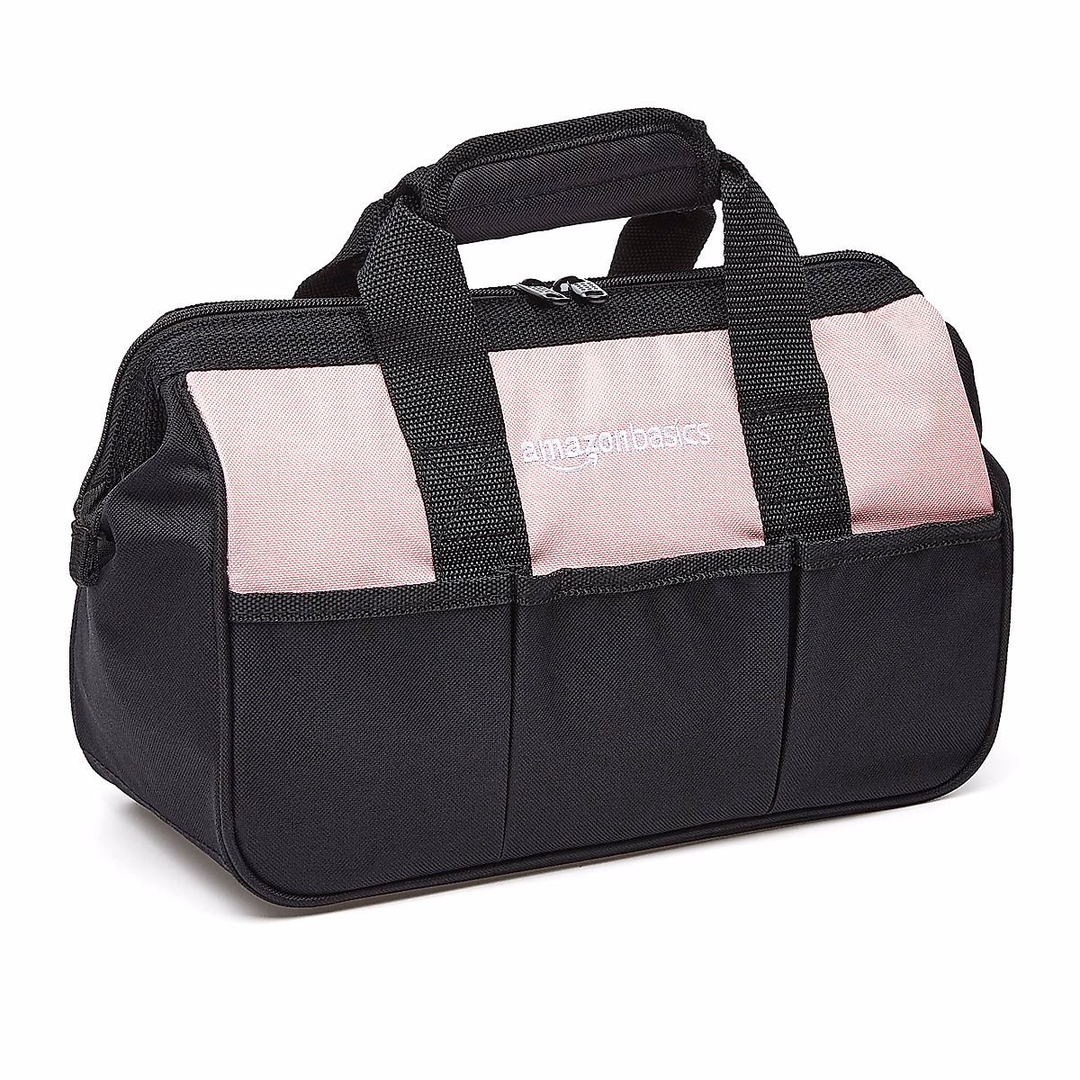 Amazon Basics Household Tool Set with Tool Bag - 165-Piece, Pink