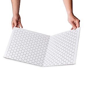 Hexers Lite Role-Playing Game Board RPG Game Mat, Compatible with Dungeons and Dragons DD D&D and Pathfinder 1 inch Squares Dry Erase, RPG Miniatures Mat or Tabletop Role-Playing Dice Map