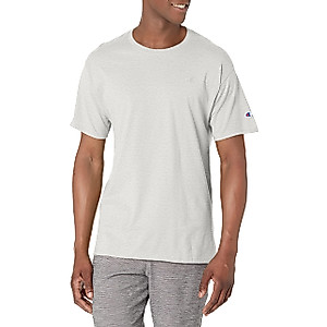 Champion mens Classic Jersey Tee Shirt, Oxford Gray, Large US