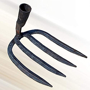 Cabilock Steel Head Garden Rake Head Without Handle Garden Hard Rake Head Only for Farm Gardening M