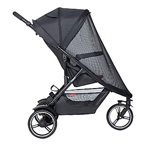 phil&teds Sun Mesh Cover for Inline Stroller, Three Wheel