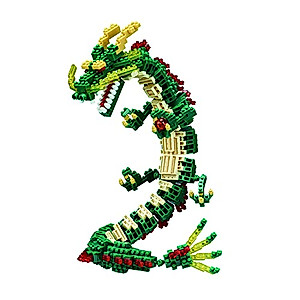nanoblock - Dragon (Renewal) [Fantastic Animal], Advanced Hobby Series Building Kit