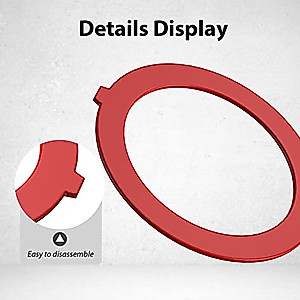 Flush Valve Seal for Kohler, 3-Pack Upgraded Silicone Material Canister Flush Valve Toilet Gasket Replacement Parts for K-GP1059291, Easy to Install and Uninstall