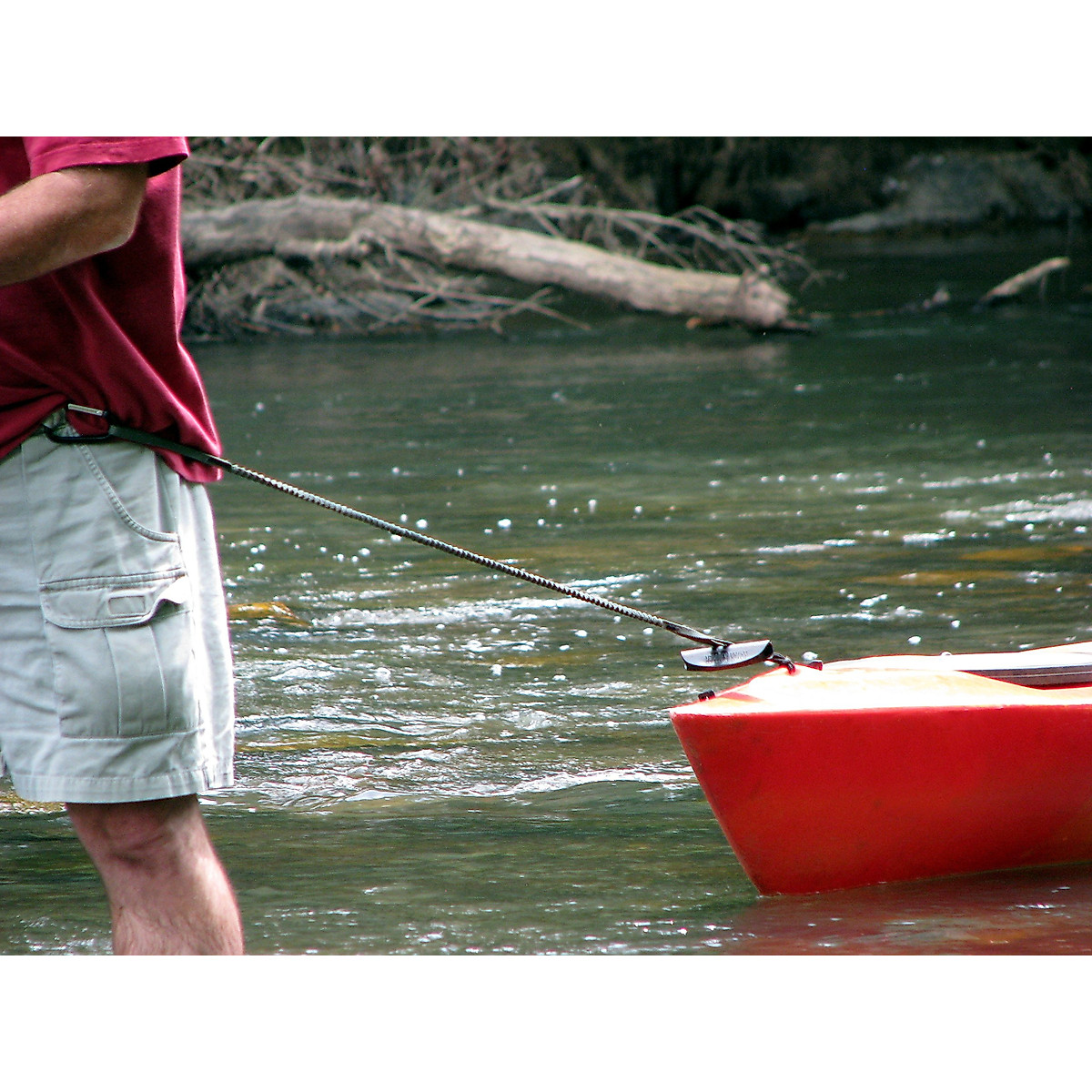 Made in The USA Kayak Paddle Leash/Gear Leash with Cord Stop (OD Green)