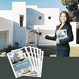 Dunwell Clear Plastic Project Sleeves (6 Pack), 8.5x11" Letter Size, Clear File Folders, L-Type Clear Document Folder, Transparent Folder, See Through Project Sleeves, Acid-Free Poly, Archival Quality