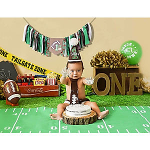 Football 1st High Chair Banner,Football 1st/first Birthday Party Decorations,first Year Down Themed Football 1st Birthday Party Decorations,photo Prop Football Party Decor