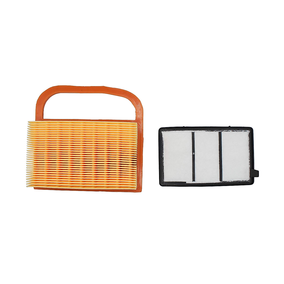 Fullas 5 Packs Air Filter + Pre Filter Compatiable with Stihl TS410 TS420 Lawn Mower Replace TS480i 4238-140-1800 4238 140 4401 Concrete Cutoff Saw Replace 4238 141 0300 42381410300B