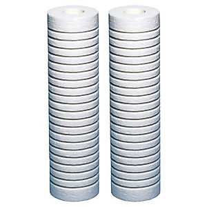 Aqua-Pure AP124 Universal Whole House Filter Replacement Cartridge for Heavy/Coarse Sediment, 2-Pack