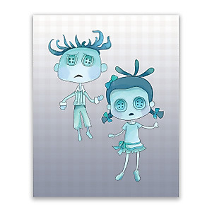 Coraline Art Prints - Set Of 6 Watercolor Photos