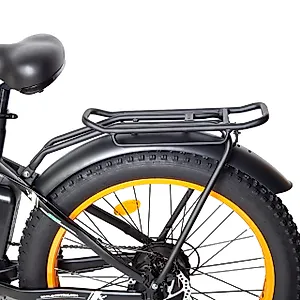 ECOTRIC Rear Rack + Front & Rear Fenders Fit ECOTRIC 26" Fat Tire Ebike, 26" Rocket Ebike