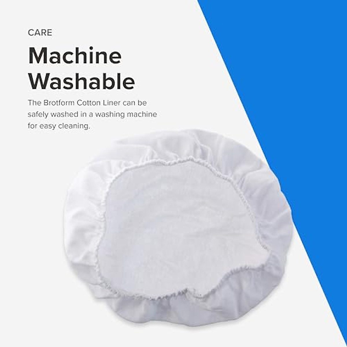 Frieling USA Brotform Round Bread Rising Basket and Liner, 8.5-Inch