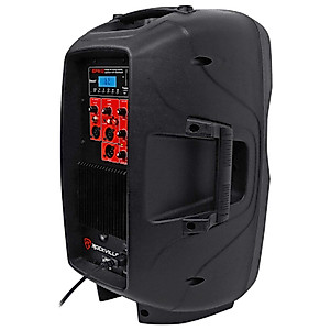 Rockville BPA12 12" Professional Powered Active 600w DJ PA Speaker w Bluetooth