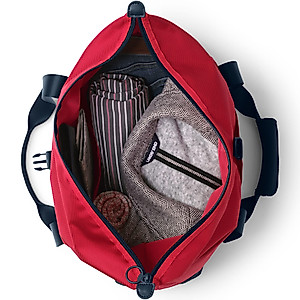 Lands' End Travel Tote Deep Scarlet No SzMedium