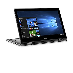 Dell i5568-0463GRY 15.6" FHD 2-in-1 Laptop (Intel Core i3-6100U 2.3GHz Processor, 4 GB RAM, 500 GB HDD, Windows 10) Gray