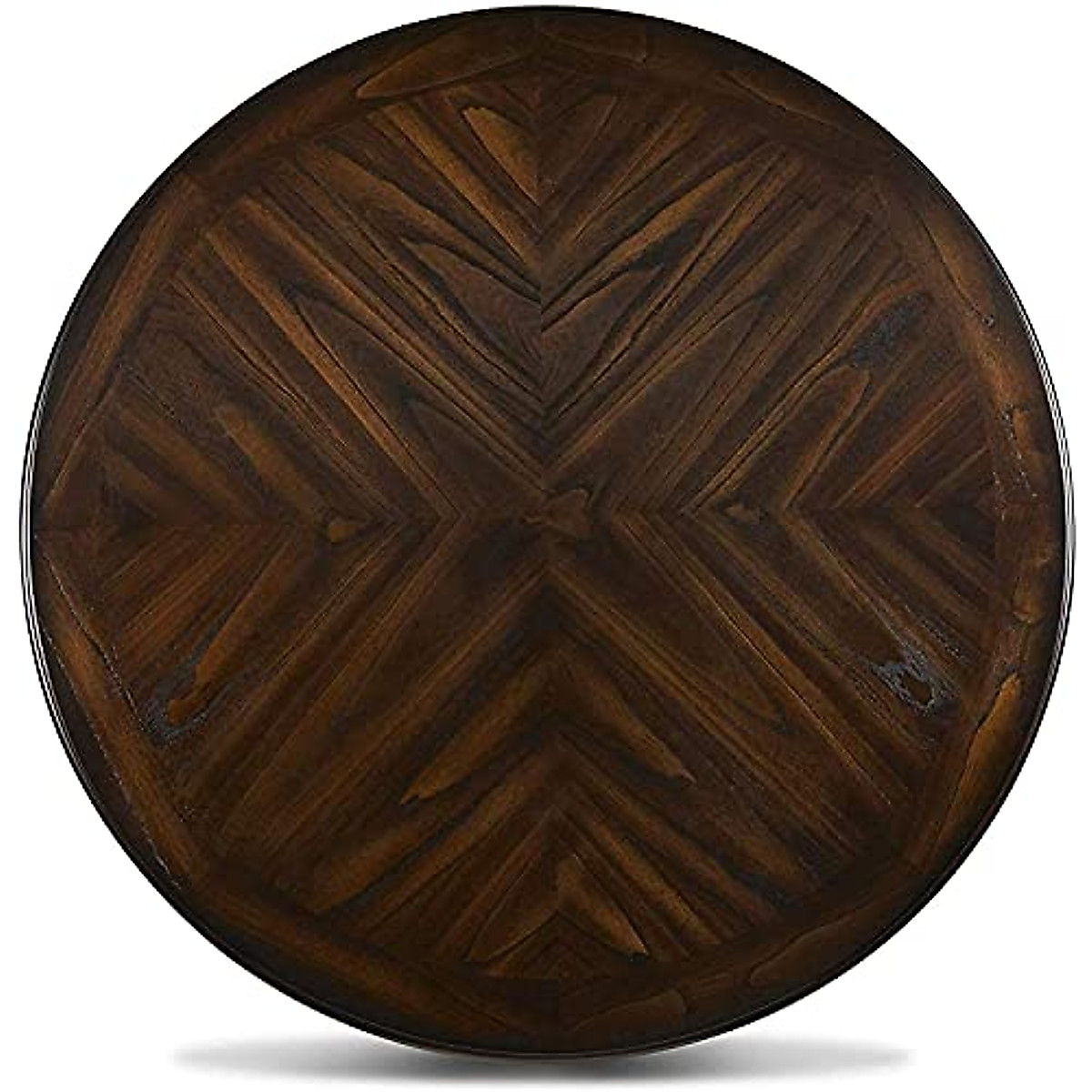 New Classic Furniture Gia 5-Piece Round Counter Height Set with 1 Dining Table and 4 Chairs, 42.25", Cherry