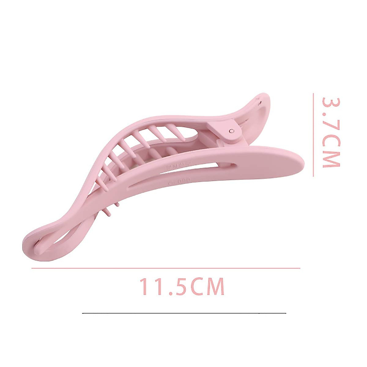 6PCS Hair Claws Clips No Slip Strong Hair Clips Teeth Curve Durable Alligator Duck Bill Jaw Clips Hair Styling Accessories (01)